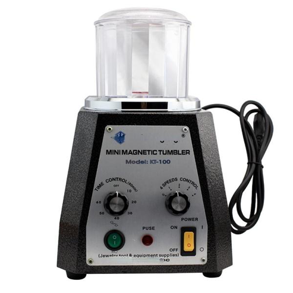Quality KT100 Magnetic Tumbler Jewelry Polisher Finisher Super Finishing Equipment for sale