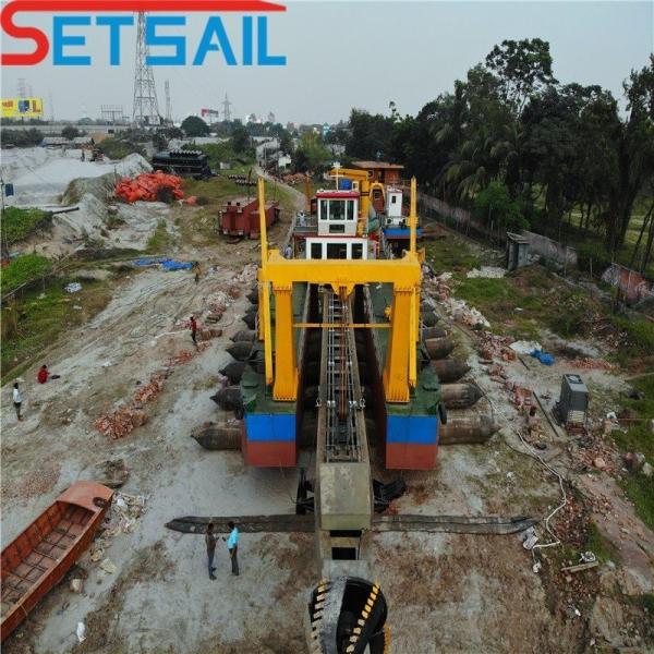 Quality 16 Inch Cutter Suction Sand Dredger with Hydraulic and Maximum Dredging Depth 13 for sale