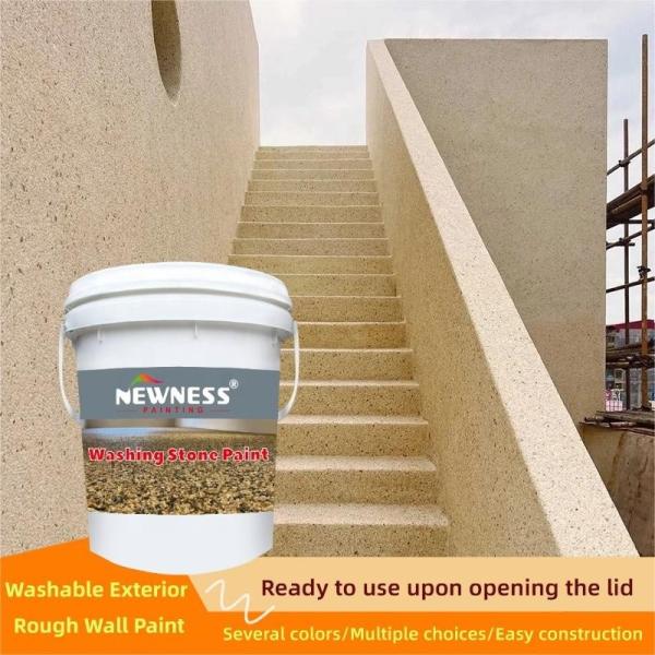Quality Building Walls and Stairs Stone Coating Real Stone Paint with Batch Application for sale