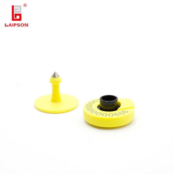 Quality Compliant 134.2kHz EID RFID Pig Ear Tags ISO 11784/85 Standards Waterproof for sale
