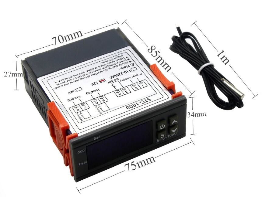 Quality STC-1000 Digital Humidity Controller Thermostat Temperature Controller AC 110V for sale
