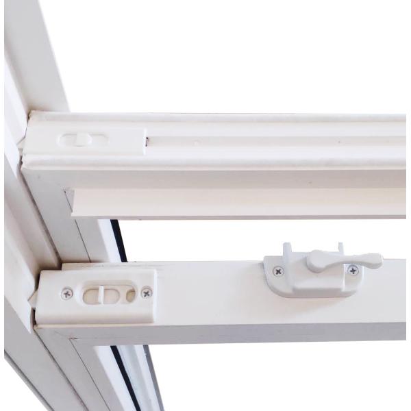 Quality Sliding UPVC Double Hung Window Ventilator 30X60 Vinyl Glass for sale