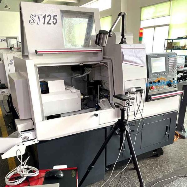 Quality CNC SWISS TYPE AUTOMATIC LATHE SM125 HORIZONTAL 2 SPINDLE 5 AXIS CE for sale