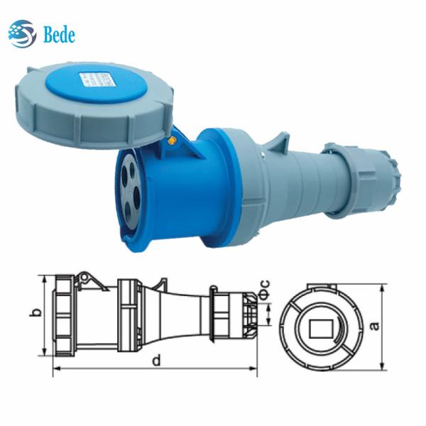 Quality OEM/ODM Industrial Plug And Socket Coupler Reliable And Efficient 63A / 125A 3 for sale