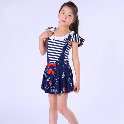 Quality Pretty Summer Essential Stretch Baby Girls Swimsuit for sale