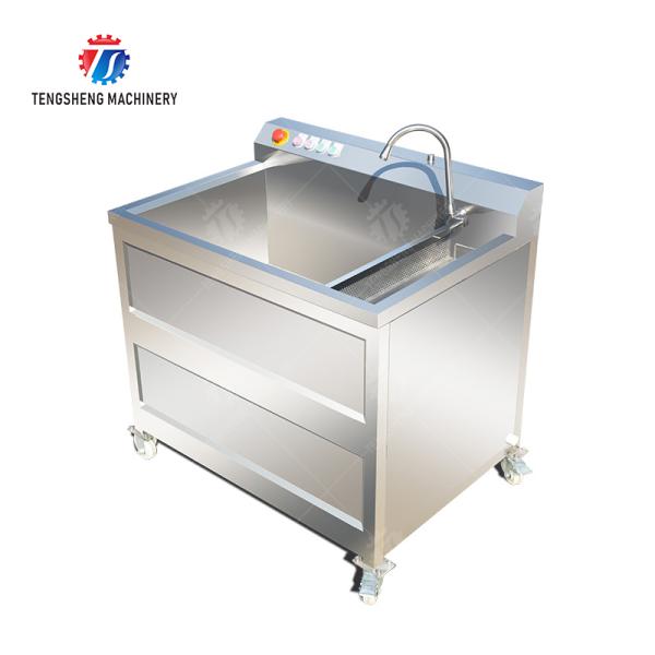 Quality Single cylinder fruit and vegetable washing machine with slag separator Leaves for sale