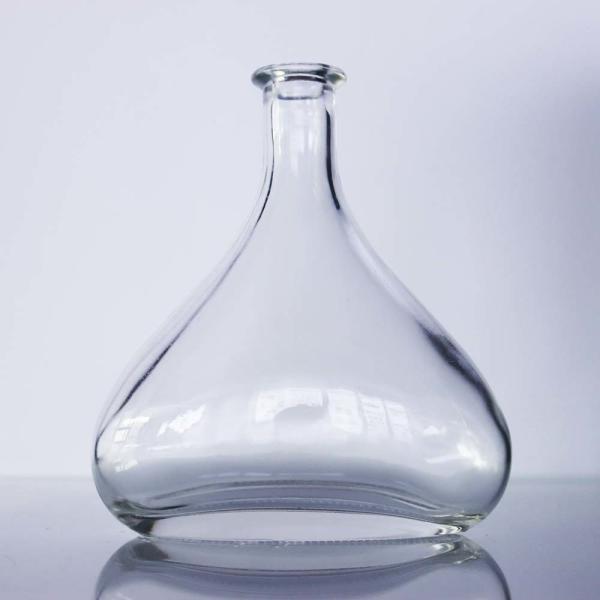 Quality  Brandy Glass Bottle 1L Extra White 1200g ISO9001 ISO14001 for sale