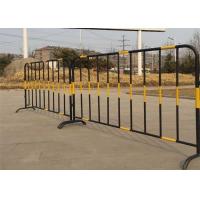 Quality Wide 2500m Metal Crowd Control Barriers Retractable Pedestrian Barriers for sale