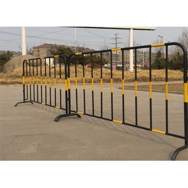 Quality Wide 2500m Metal Crowd Control Barriers Retractable Pedestrian Barriers for sale