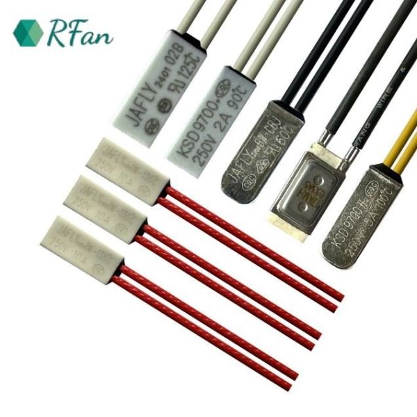 Quality BW-02 Series 85℃ Small Over Heat Protector Thermal Cutoff 250V for sale