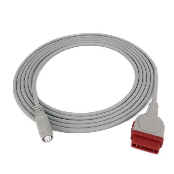 Quality IBP Adapter Cable compatible for Ge Maruqette Monito to B.Braun transducer for sale