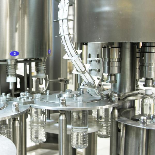 Quality High Speed Water Glass Filling Machine Mitsubishi Siemens PLC for sale