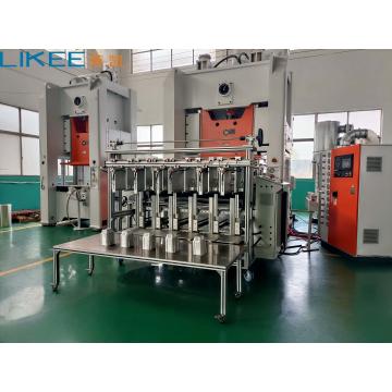 Quality 6 Cavities 380v 50Hz Silver Aluminium Foil Plate Making Machine for sale
