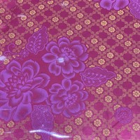 Quality Dustmite Proof Red Base 100g/M2 Floral Jacquard Fabric For Quilting for sale