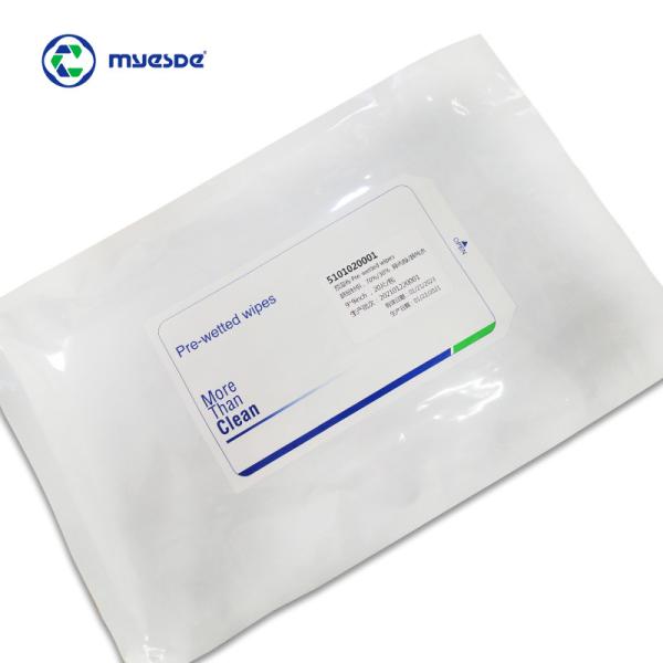 Quality Microfiber Industrial IPA Clean Room Wipes 20x20cm Saturated Wipes for sale