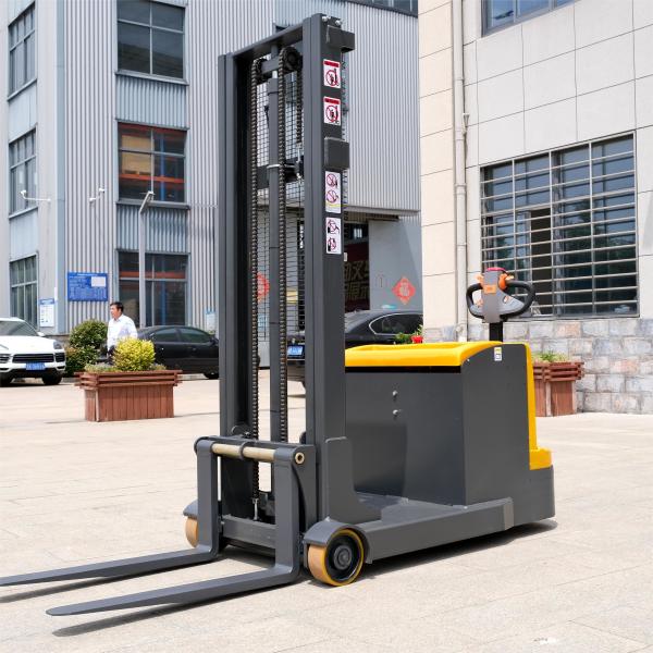 Quality Electric Counterbalanced Walkie Stacker Capacity 3300lbs Lifting Height 177inch for sale