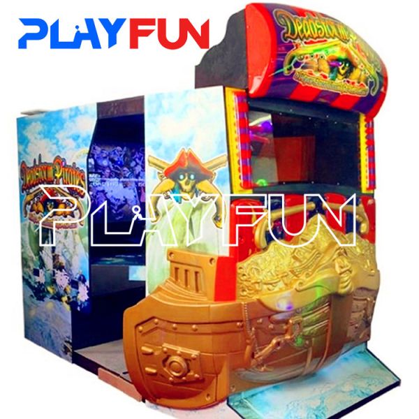 Quality Arcade video shooting games Dead Storm Pirate coin operated simulation game for sale