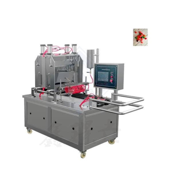 Quality 500kgs Assorted Pineapple Cherry Soft Candy Maker Gummy Candy Machines 1900*900 for sale