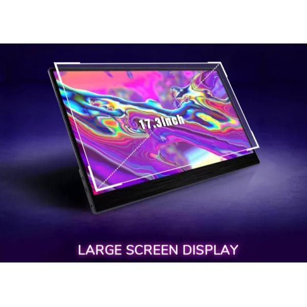 Quality 17.3 Inch Ips Portable Gaming Monitor 144Hz 3ms Response Time Dual Screen for sale