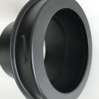 Quality Fireplace Black Twin Wall Flue Pipe Snap Lock Assembly Economical Design for sale