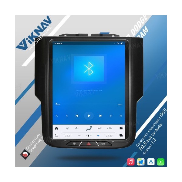 Quality VIKNAV 10.5 inch For Dodge Ram 1500 (2013-2018) Automatic Touch Screen Android for sale
