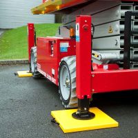 Quality High Density Polyethylene Plastic Pump Crane Outrigger Pads HDPE Trailer Jack for sale