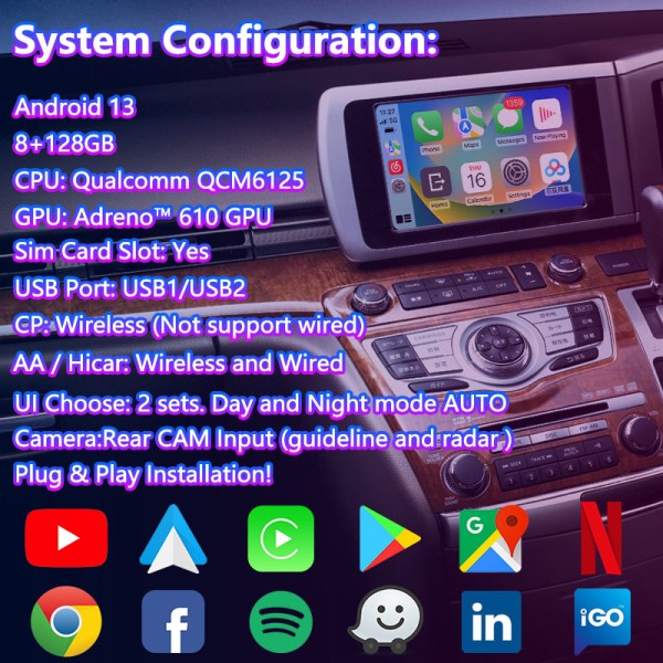 Quality Lsailt Android Navigation Multimedia Interface for 2007-2010 Nissan Elgrand E51 for sale