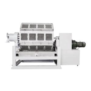 Quality Rotary Paper Egg Tray Machine 2000-3000pcs/H Orange And Green Pulp Molding for sale
