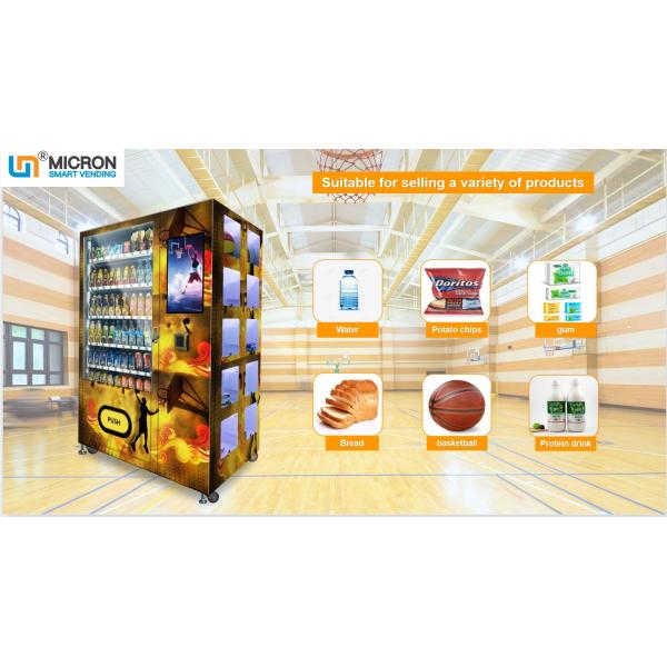 Quality Basketball Drinks Combination Vending Machine Support Electronic Wallet Payment for sale