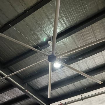 Quality DX-7.3G 24FT Industrial HVLS Ceiling Fan 1.5KW Power Consumption and Higher for sale