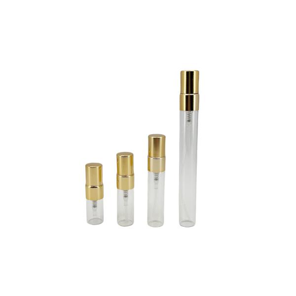 Quality Empty Cosmetic Spray Bottles 2ml 3ml 5ml 10ml Mini Transparent Glass Perfume for sale