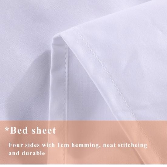 Quality Breathable Soft Hotel Collection Bed Sheets Hotel Cotton Sheets for sale