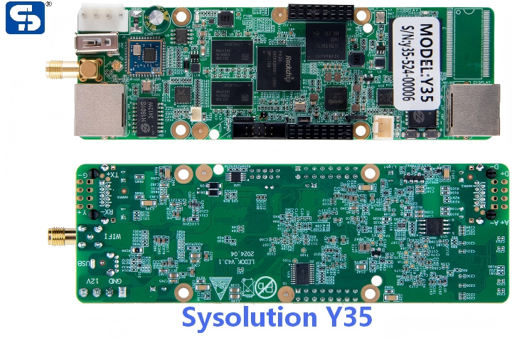 Quality Sysolution Asynchronous Sending card Y35 Android 9.0 WIFI 4G communication for sale