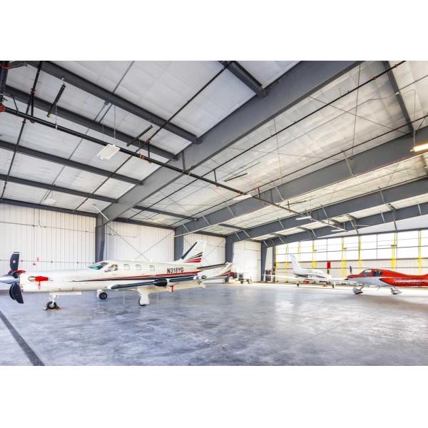 Quality Modern Prefab Steel Structure Building Prefabricated Houses Aircraft Hangar for sale