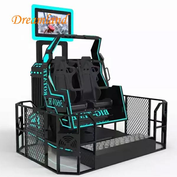 Quality 2 Seat Vr Arcade Machine Virtual Reality Machines 720 Degree VR Experience for sale