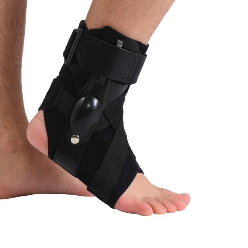 Quality Adjustable Ankle Stabilizer Brace Dual Support Ankle Brace for Sprain & Injury for sale