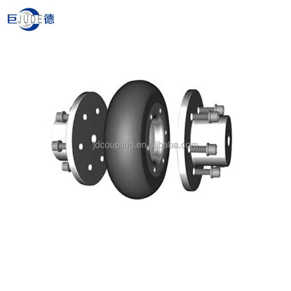 Quality Elastic Tyre Flex Coupling Customized Size Flexible Rubber Shaft Coupling for sale