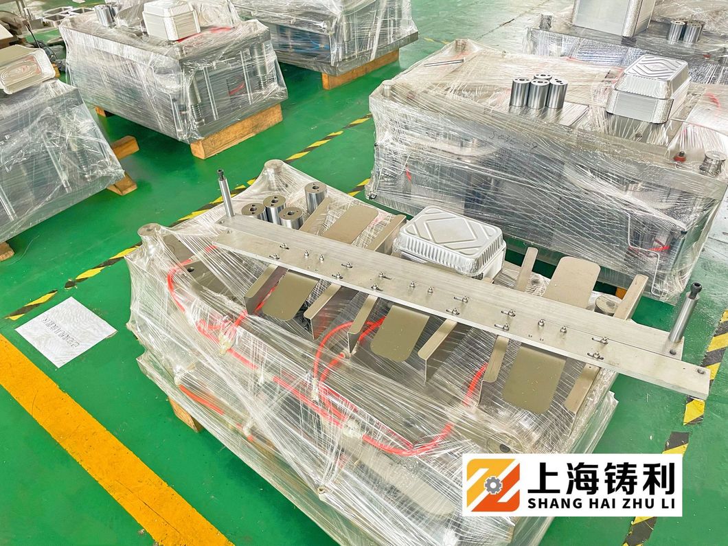 Automatic Aluminum Foil Container Making Machine Zl-T80 with 4 Ways Stacker