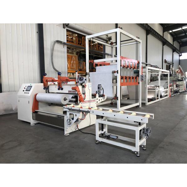 Quality Winding Device Winder Coiler PE Sheet Fabric Carpet Turf Winding Machine for sale