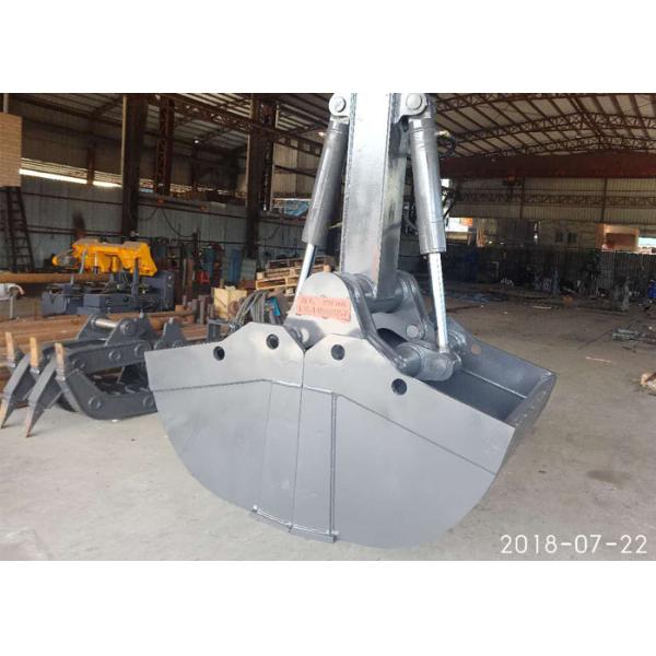Quality Professional Hydraulic Grapple Attachment , Hydraulic Grab Bucket Double for sale