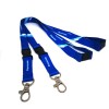 china Heatransfer Printed Blank Polyester Sublimation Lanyard Badge Holder Custom Logo