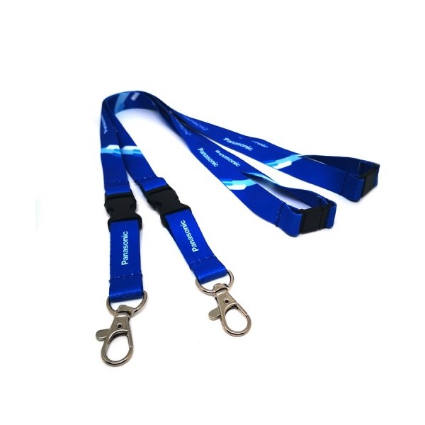 Quality Heatransfer Printed Blank Polyester Sublimation Lanyard Badge Holder Custom Logo for sale