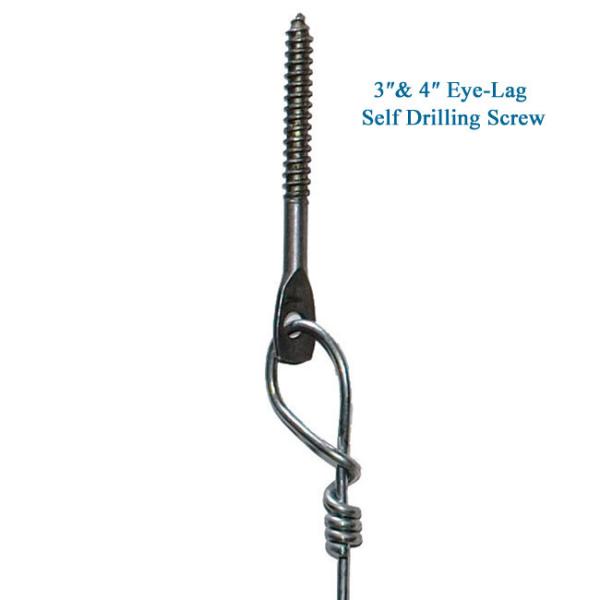 Quality Plain Coated Suspended Ceiling Wire Screwfix Self Drilling Eye Lag Screw 12Ga X for sale