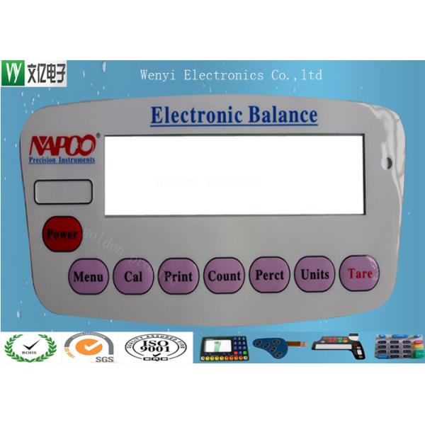 Quality Tactile Dome Embossing Membrane Switch Keypad High Gloss for Electronic Device for sale