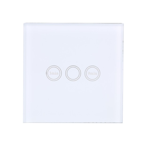 Quality Smart Home Uk Standard Timer Touch Smart Wall Switch Time Control Lamp Light for sale