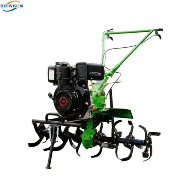 Quality Farmland 800mm Width Diesel Cultivator CE 7 Hp Power Tiller Diesel for sale