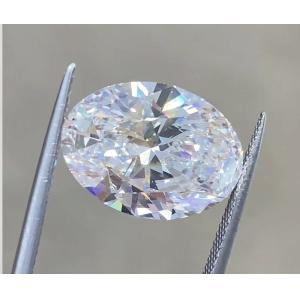 Quality 10 mohs Lab Created White Diamonds 1 Carat Oval Loose Diamond DEF Setting for sale