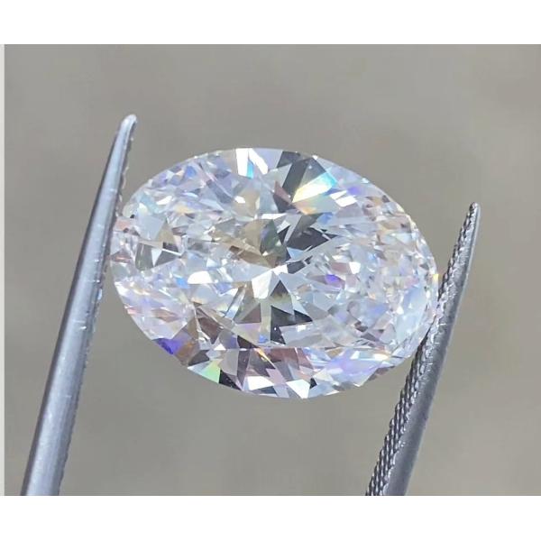 Quality 10 mohs Lab Created White Diamonds 1 Carat Oval Loose Diamond DEF Setting Jewelry for sale