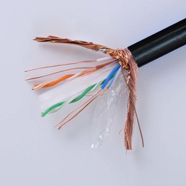 Quality Outdoor Waterproof Cat6 SFTP Shielded Twisted Pair Cable 305mFor Network for sale