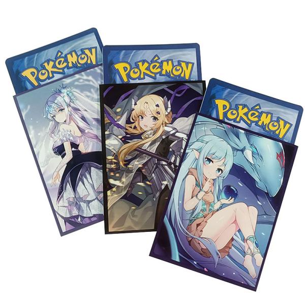 Quality Custom Printed Art Card Sleeves For Game Pokemon Yugioh MTG Magic Card Standard for sale